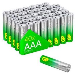 40 GP Batterien SUPER Micro AAA 1,5 V