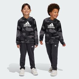 Adidas Essentials Allover Print Kids Hoodie-Set