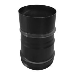 FIREFIX Verbindungsst&uuml;ck f&uuml;r Pelletofenrohre schwarz &Oslash; 80 x 140 mm