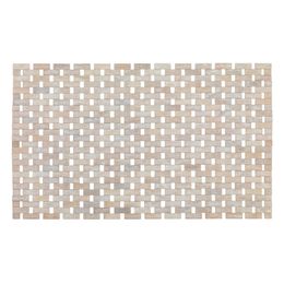 Wenko Badematte 'Bamboo' weiß 50 x 80 cm