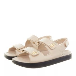 Givenchy Sandalen - 4G Strap Flat Sandals - Gr. 38 (EU) - in Beige - f&uuml;r Damen