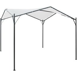 vidaXL - Pavillon 3x3x2,6 m Weiß 180 g/m²