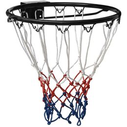 Basketballring Schwarz 39 cm Stahl vidaXL