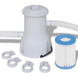 Filterpumpe Poolfilter Filter Pumpe Pool 530 gal / h vidaXL