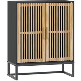 vidaXL - Sideboard Schwarz 60x30x75 cm Holzwerkstoff