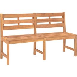 Gartenbank 150 cm Massivholz Teak vidaXL