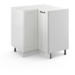 Eckschrank R-Line, Weiß Landhaus, 75.6 cm ohne Arbeitsplatte VICCO