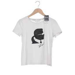 K by KARL LAGERFELD Karl Lagerfeld Damen T-Shirt, weiß, Gr. 34