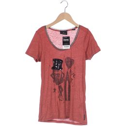 Maison Scotch Damen T-Shirt, rot, Gr. 38