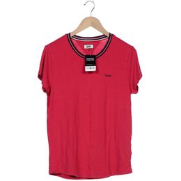 Tommy Jeans Damen T-Shirt, pink, Gr. 42