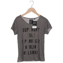 Superdry Damen T-Shirt, grau, Gr. 32