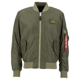 Bomberjacke Alpha Industries "Alpha Industries Men - Bomber Jackets MA-1 TTC" Gr. S, grün (schwarz olive) Herren Jacken