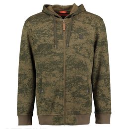 Tom Collins Hooded Sweatjacke Huntsman (Sale) oliv, Gr&ouml;&szlig;e M