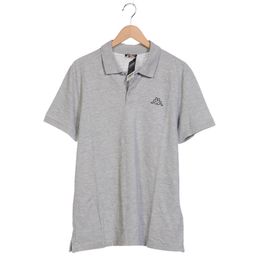 Kappa Herren Poloshirt, grau, Gr. 54