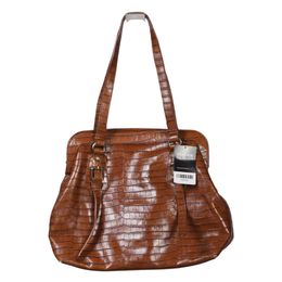 Peter Hahn Damen Handtasche, braun, Gr.