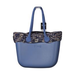 O bag Damen Handtasche, blau, Gr.