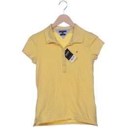 Tommy Hilfiger Damen Poloshirt, gelb, Gr. 38