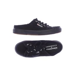 Superga Damen Sneakers, schwarz, Gr. 37