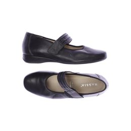 Hassia Damen Ballerinas, schwarz, Gr. 5.5