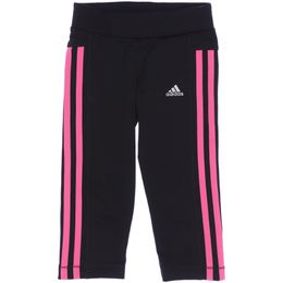 Adidas Damen Stoffhose, schwarz, Gr. 116