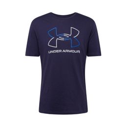 Under Armour Funktionsshirt 'Foundation' Herren Gr&ouml;&szlig;e XXXL blau / navy / wei&szlig;