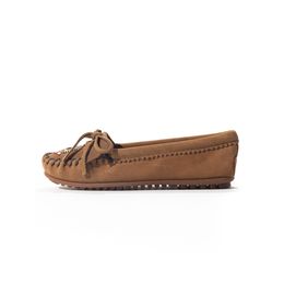 Minnetonka Mokassin 'Me to we' Damen Gr&ouml;&szlig;e 38 braun Sommerschuhe