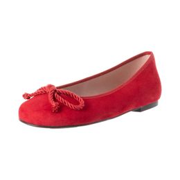 Pretty Ballerinas Nubuk-Ballerinas Angelis Rot (Gr&ouml;&szlig;e: 38)