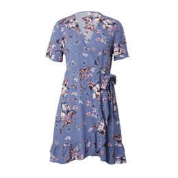 Only Kleid 'ONLELISABETH' Damen Gr&ouml;&szlig;e 40 taubenblau / brombeer / rosa / wei&szlig;