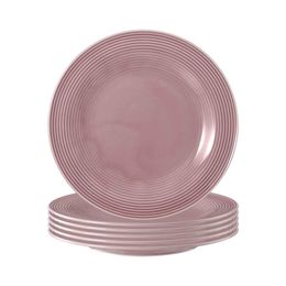 Seltmann Weiden Fr&uuml;hst&uuml;cksteller Beat Color Glaze &oslash; 23,3 cm 6er Set