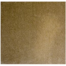 ANDIAMO Teppichboden "Velours Levin" Teppiche Uni Farben, Breite 400cm oder 500 cm, weiche Qualität, strapazierfähig Gr. B/L: 500 cm x 500 cm, 10 mm, 1 St., grün Teppichboden
