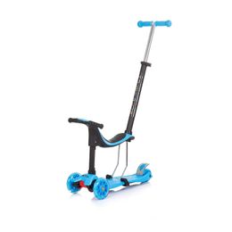 Chipolino Kinderroller 3 in 1 Multi Plus 3 R&auml;der, Laufrad, Roller, LED-Lichter blau