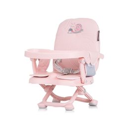 Chipolino Kinderstuhl Lollipop Sitzerh&ouml;hung Boostersitz Tisch abnehmbar klappbar rosa Baby