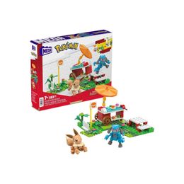 Mattel HDL80 - Mega - Pokémon - Picknick Abenteuer mit Evoli und Lucario