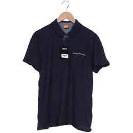 BOSS by Hugo BOSS Herren Poloshirt, marineblau, Gr. 54