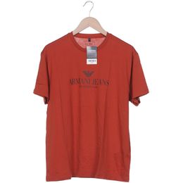 Armani Jeans Herren T-Shirt, orange, Gr. 58