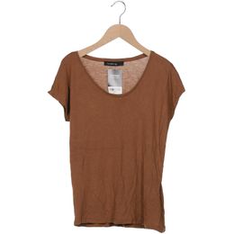 Hallhuber Damen T-Shirt, braun, Gr. 36