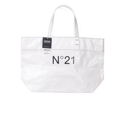 N21 Damen Handtasche, weiß, Gr.