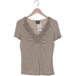 Madeleine Mode Madeleine Damen T-Shirt, beige, Gr. 40