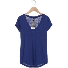 Adidas Damen T-Shirt, blau, Gr. 34