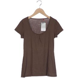 Esprit Damen T-Shirt, braun, Gr. 36