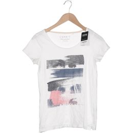 Esprit Damen T-Shirt, weiß, Gr. 36