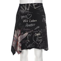 Desigual Damen Rock, schwarz, Gr. 42