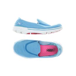 Skechers Damen Halbschuh, blau, Gr. 35