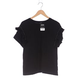 Bershka Damen T-Shirt, schwarz, Gr. 36