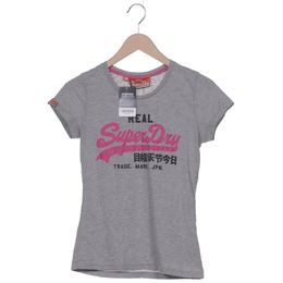 Superdry Damen T-Shirt, grau, Gr. 38