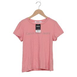 Calvin Klein Jeans Damen T-Shirt, pink, Gr. 34