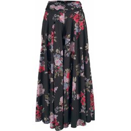Lascana Damen Hosenrock, schwarz-bedruckt, Gr&ouml;&szlig;e 48
