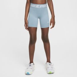 Nike Pro Dri-FIT Shorts (ca. 12,5 cm) für ältere Kinder (Mädchen) - Blau