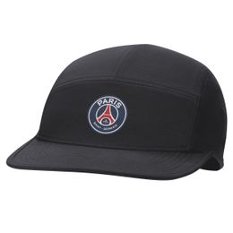 Paris Saint-Germain Fly Nike unstrukturierte Fußball-Cap - Schwarz