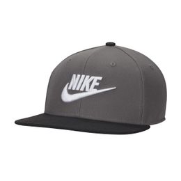 Nike Dri-FIT Pro strukturierte Futura-Cap - Grau